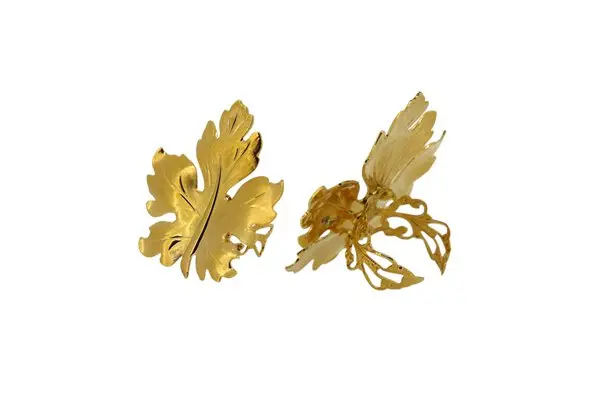 VICKISARGE Big Leaf Ring - Gold