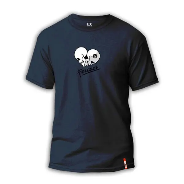 EIGHT X Immortal Street T-shirt Navy - Blue