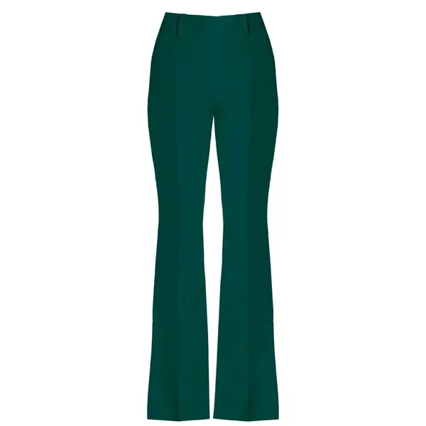 ANGELIKA JOZEFCZYK High-rise Flared Pants Palermo Emerald - Green
