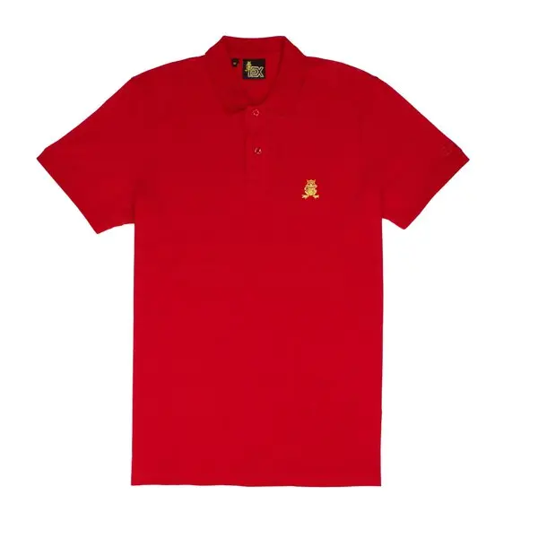 EIGHT X Adrián Frog Gold Edition Polo - Red