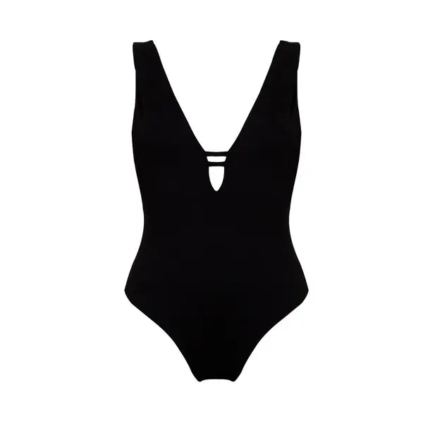 AULALA PARIS Miss Charming One-piece Swimsuit - Black