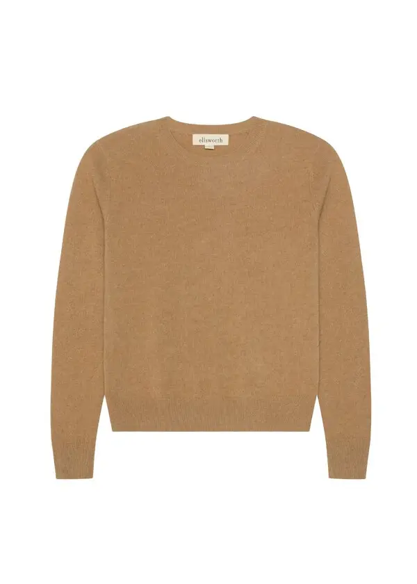 ELLSWORTH + IVEY Daphne Cashmere Sweater Mocha - Brown