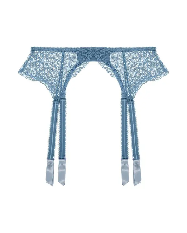 JOURNELLE Allegra Suspender Belt Parisian - Blue