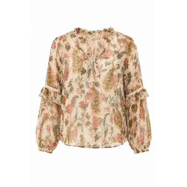 RAISHMA Neutrals Renee Cream Shirt - White
