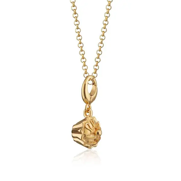LILY CHARMED Plated Cupcake Charm Necklace - Gold