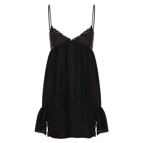 HOUSE OF SILK Audrey Babydoll - Black