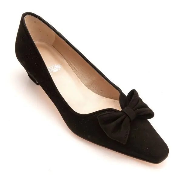 FRANCHETTI BOND Giada Suede - Black