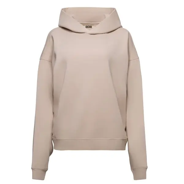 OCIO LEISUREWEAR Neutrals / Oversized Hoodie In Fawn - Brown
