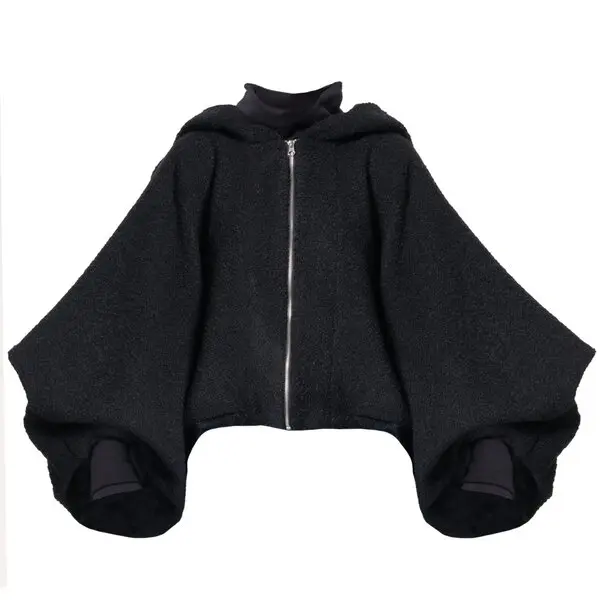 METAMORPHOZA Short Bouclé Jacket - Black