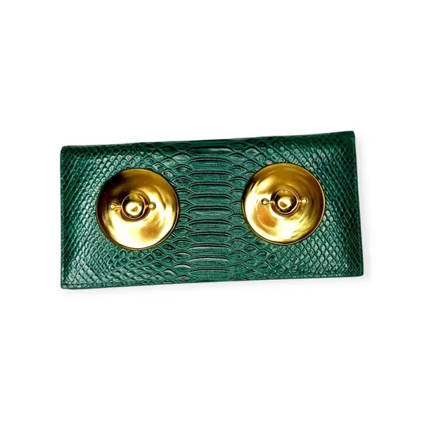 BOCCINELLI Pierced Nipple Wallet - Green