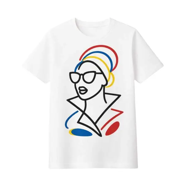 XCLAMATIONS UK Rich Aunt Tee - White