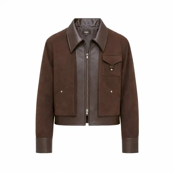 LUROQ LONDON Precision Box-pleat Jacket - Brown
