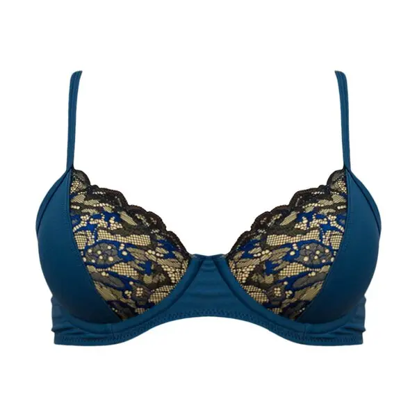 IVY SWIMWEAR Misty In Sapphire Bikini Top - Blue