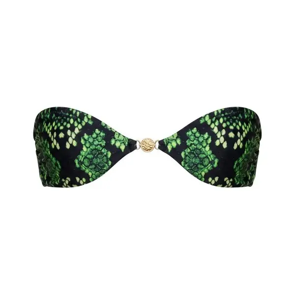 SUNKISSED Bandeau Strapless Top - Green