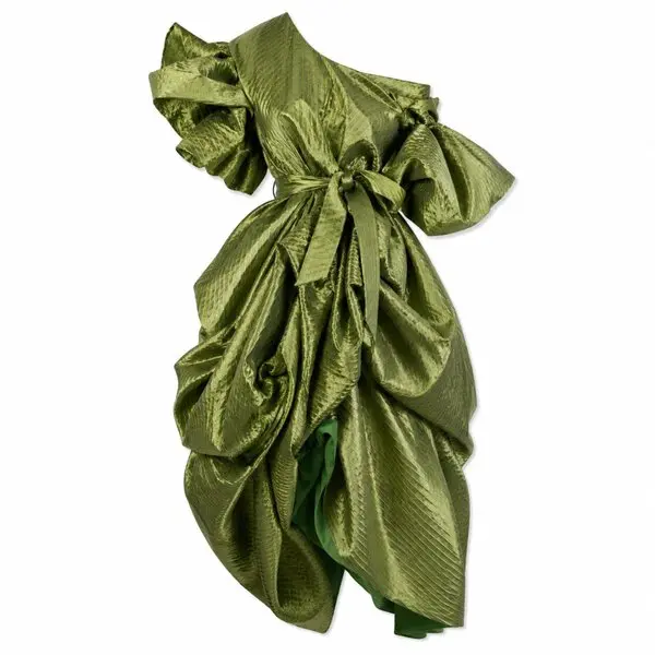 Miro Misljen Sculptural Gown - Green