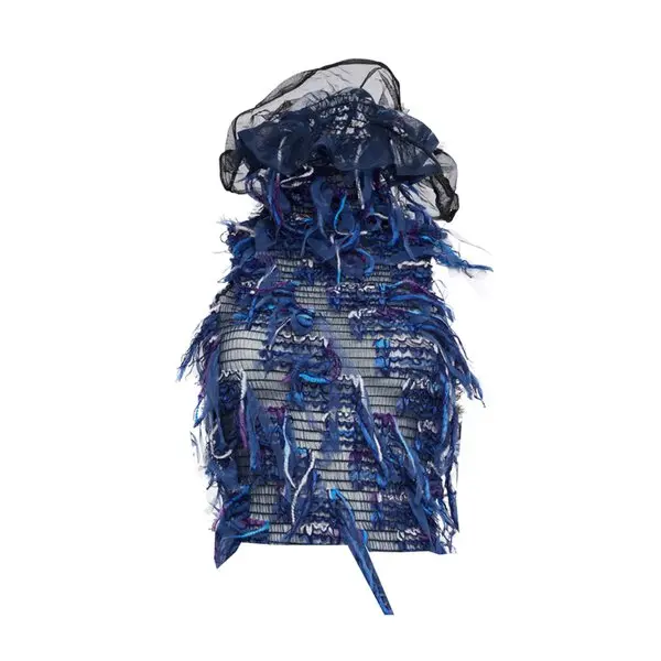 SARAH REGENSBURGER Goddess Summer Top Denim - Blue