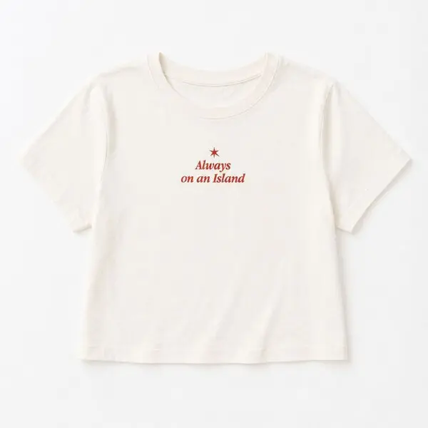 YORSTRULY Cropped T-shirt Vanılla - White