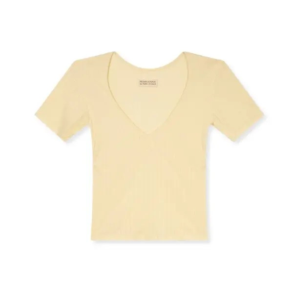 MARIANNE BY MARIE JORDANE Mila Pointelle Knit Top