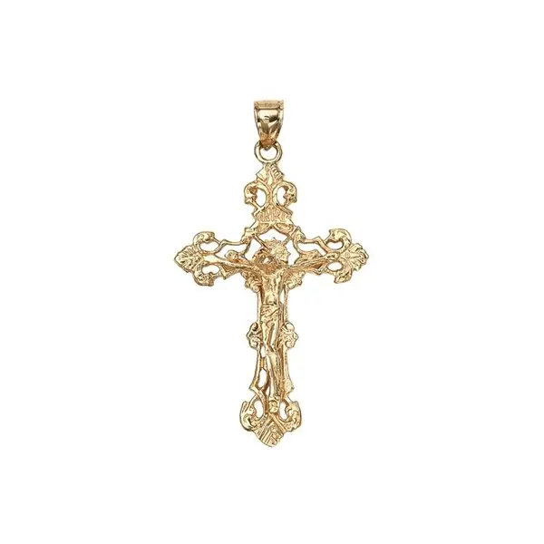 Öugie The Xl Crucifix Pendant - Gold