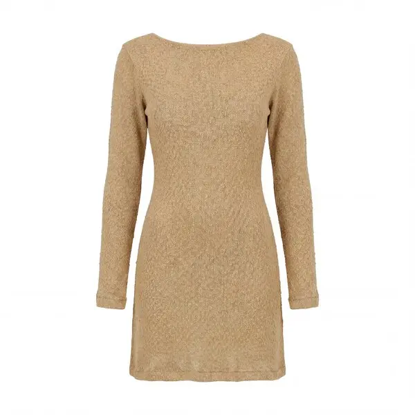 MIHARO Neutrals Yasmin Dress - Yellow