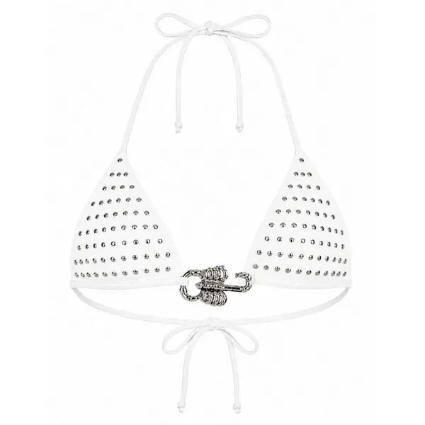 CIAO BELLA MONTE CARLO Velena Embellished Triangle Bikini Top