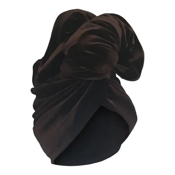 ROMER MILLINERY Twisturban Turban - Brown