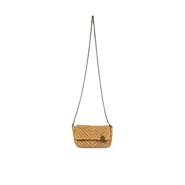 SPRINGMOONATELIER Neutrals Raffia Bag Shoulder Bag