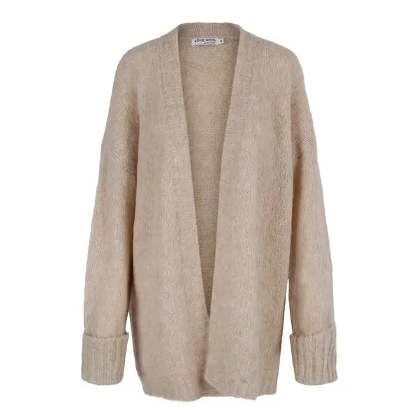 TIRILLM Neutrals "cessa" Long Cardigan Light - Beige