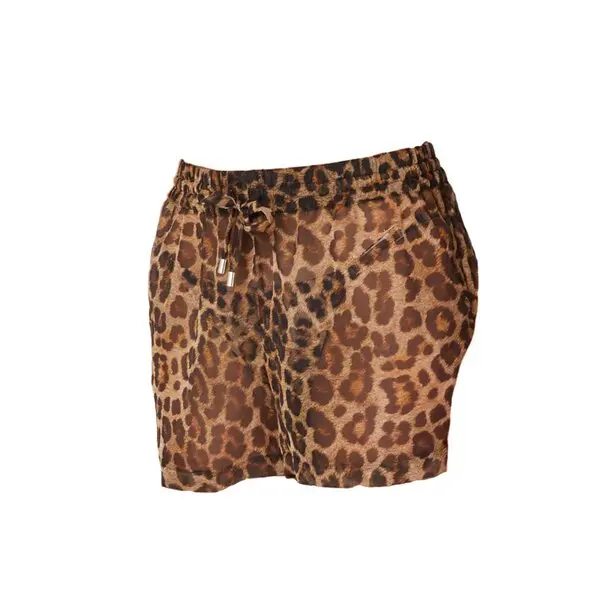 ROOM 24 Black / Brown Tina Short Leopard - Black/brown