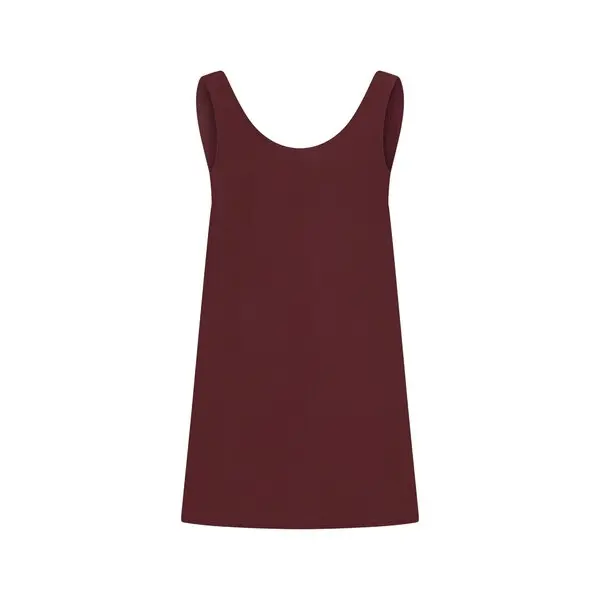 THISISU COLLECTION Ipecu Mini Dress Burgundy - Red