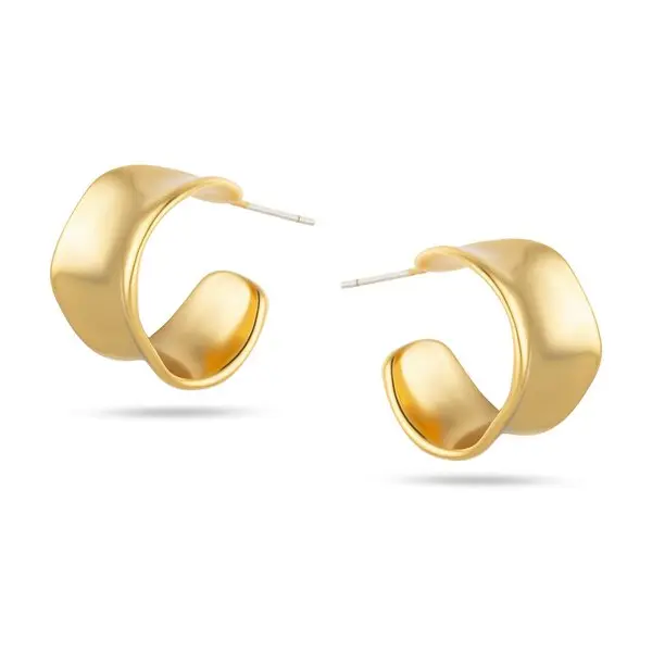 ARCTIC FOX & CO. Irregular Hoop Earrings Eos - Gold