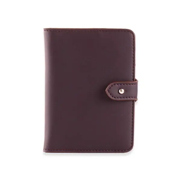 PACK'N TRAVEL Passport Holder Deep Plum - Purple