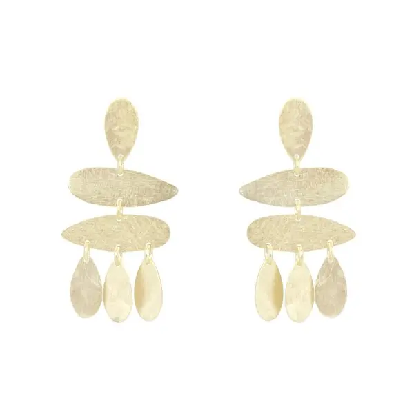 MARCIA MORAN Amara Chandelier Earrings - Gold