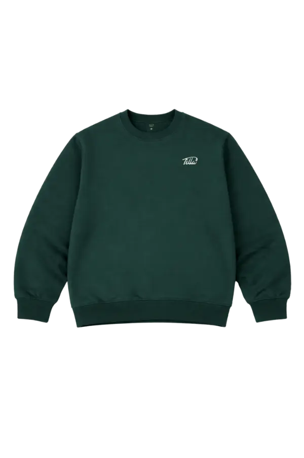 FELLA Gavan Oversized Crewneck Sweater - Green