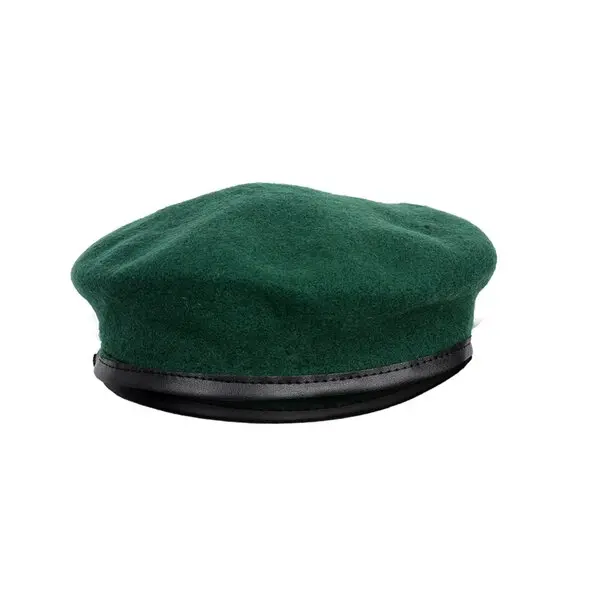 DAVID WEJ Wickliffe Wool Beret - Green