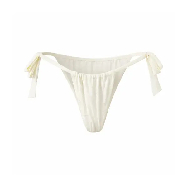IVY SWIMWEAR Hazel In Cream Bottoms - White
