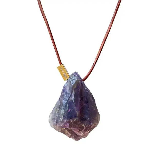 SMILLA BRAV Amethyst Gemstone Necklace - Purple