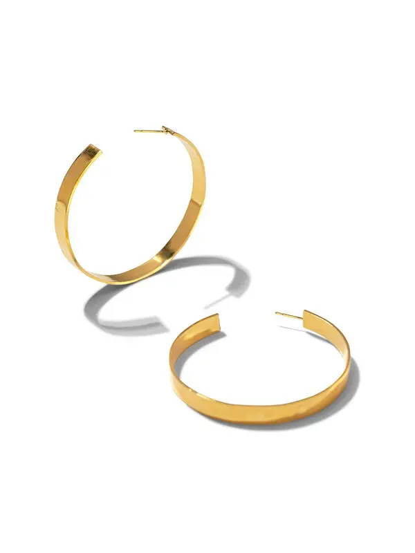 JAREDJAMIN Heather Hoop Post Earrings