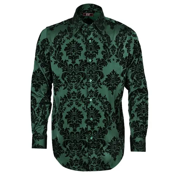 DAVID WEJ Kensington Floral Shirt - Green
