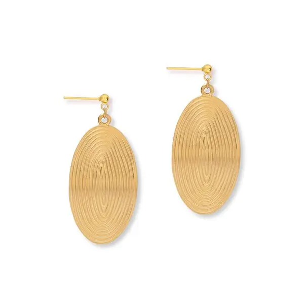 A WEATHERED PENNY Rumi Earrings - Gold