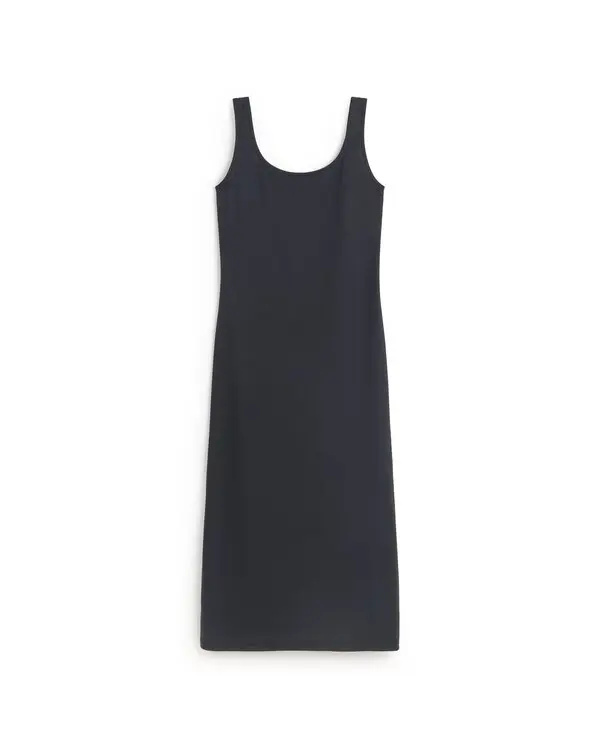 THINKING MU Long Slim Dress Adu - Black