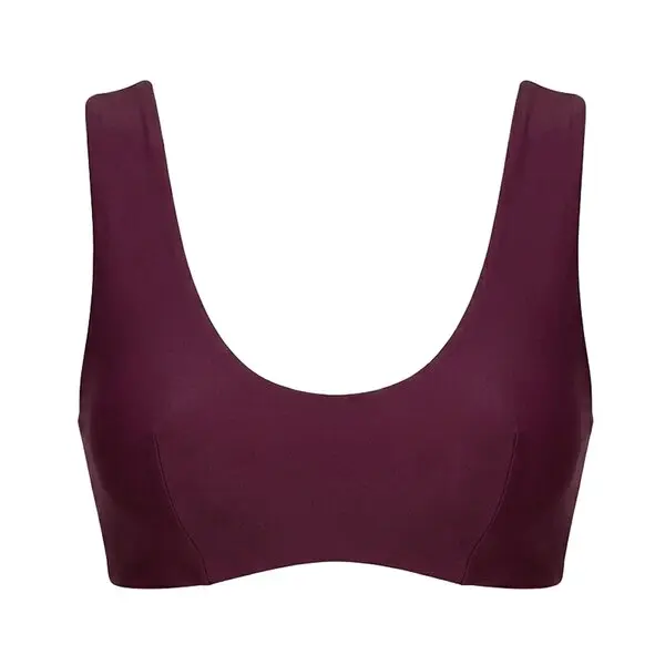 SEROTONE SWIM The Scoop Swim Bra Bordo - Red
