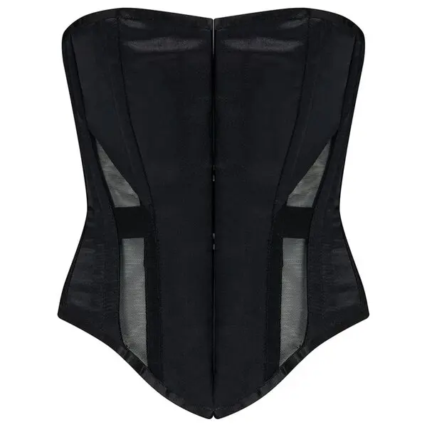 VOLLERS THE CORSET COMPANY LIMITED Vivienne Overbust Corset - Black