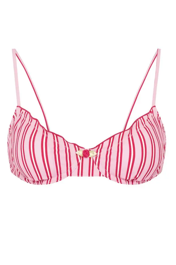 WILD LOVERS LONDON Dolly Daze Bikini Top - Pink