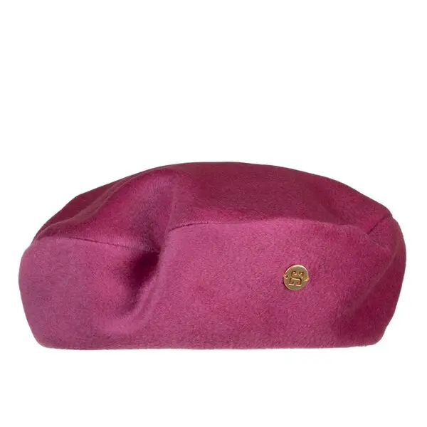 SIBI HATS Chantel Cashmere Beret Hat - Purple
