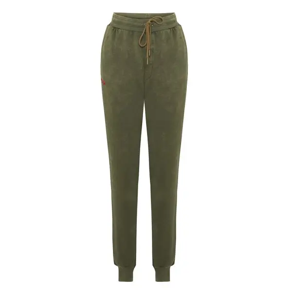 PCFG Acid Washed Track Sweatpant Covert - Green