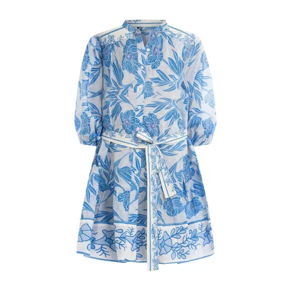 BINDU Selena Dress Riviera - Blue