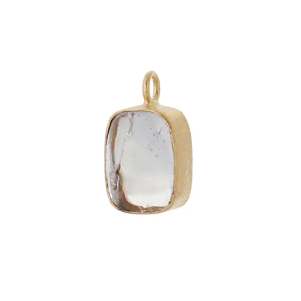 GODDESS CHARMS Neutrals / Eletal Crystal Clear Quartz
