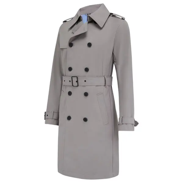 GUARDS LONDON Beacon Unlined Trench Coat Putty - Grey
