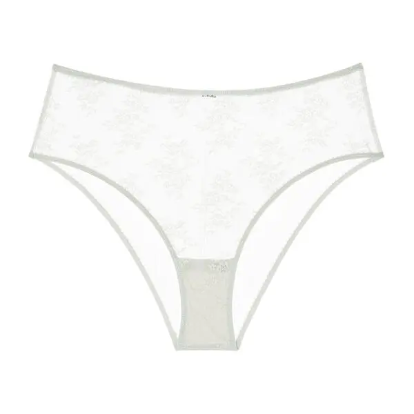 JOURNELLE Romy High Waist Brief Alabaster - White